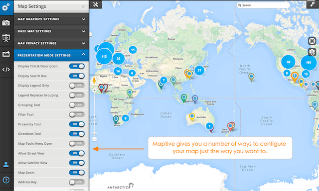 Maptive - Visualising Data